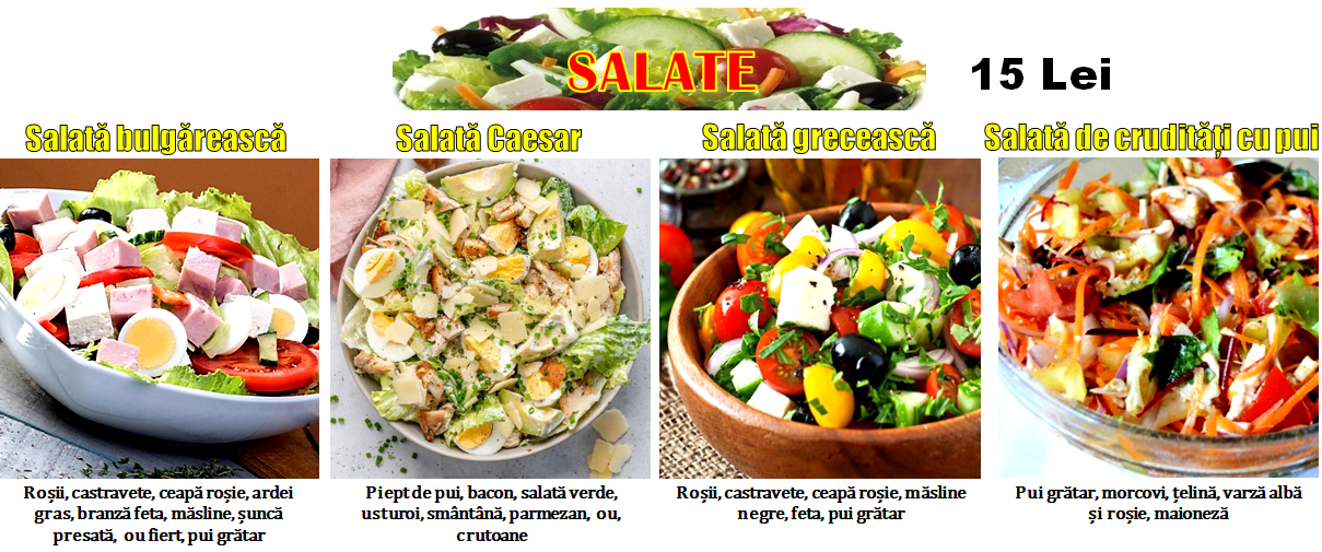 Meniu Saptamanal – SAS Catering